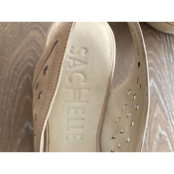 Sachelle | Shoes | Sachelle Chunky Sling Back Sandals Size 39eu Us 9 ...